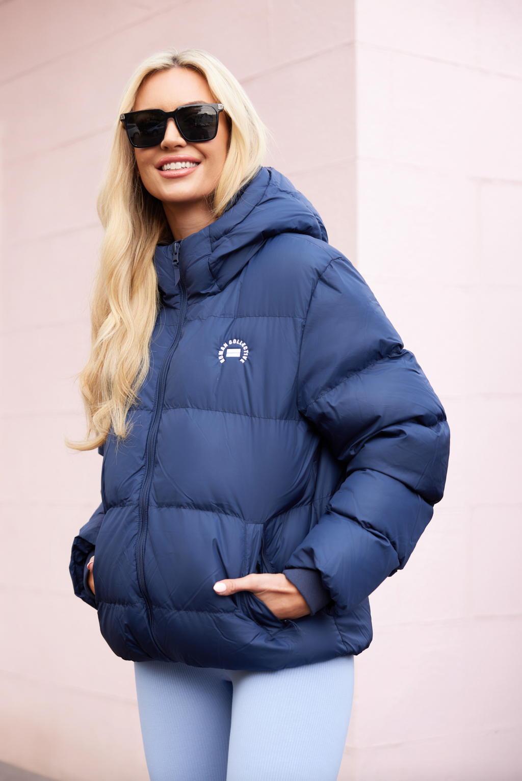 Puffer Jacket - Navy – Human Collective